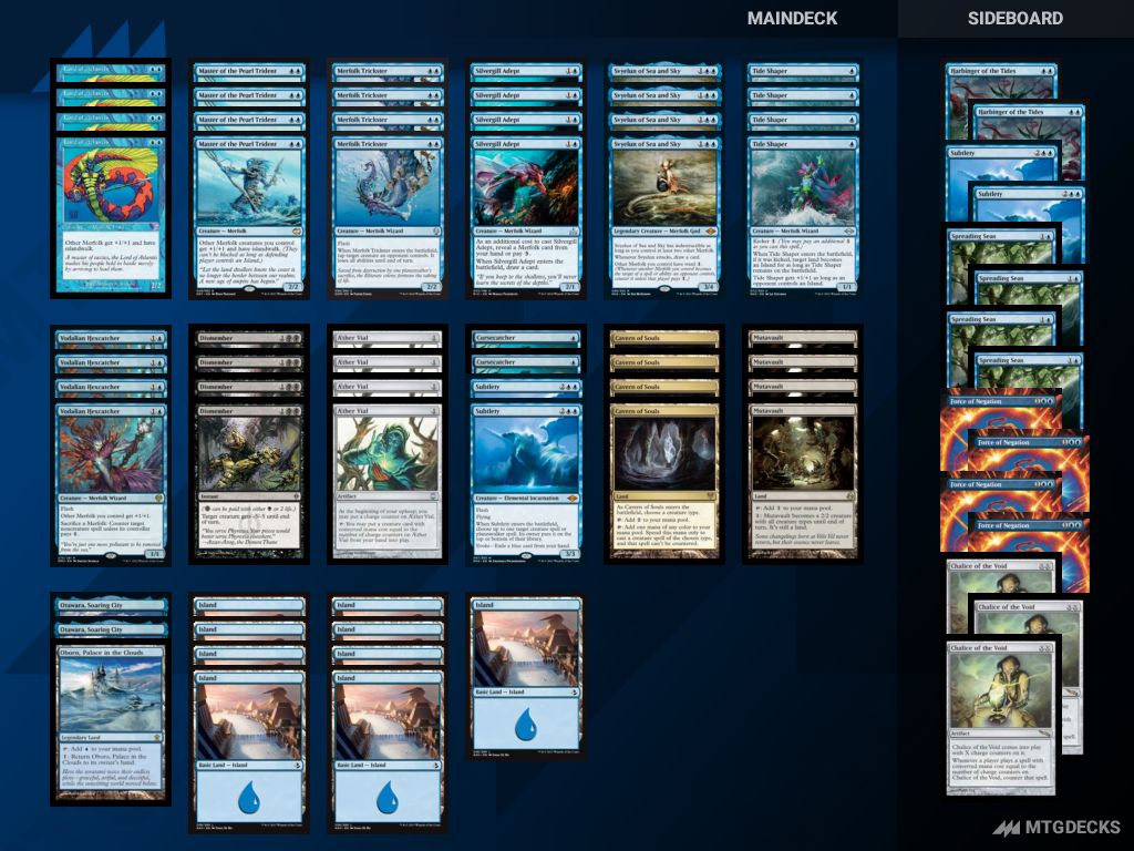 Modern Merfolk deck by Spencer See • MTG DECKS