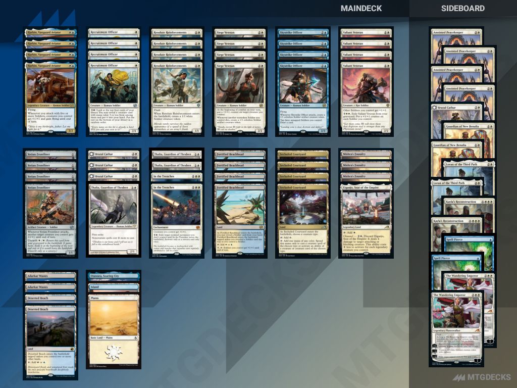 Standard Azorius Soldiers deck by kokoko098 • MTG DECKS