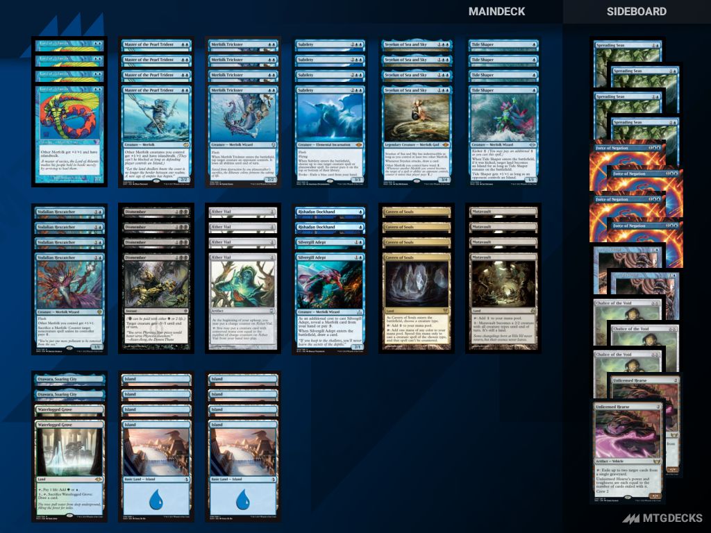 Modern Merfolk deck by ArchaeusDota • MTG DECKS