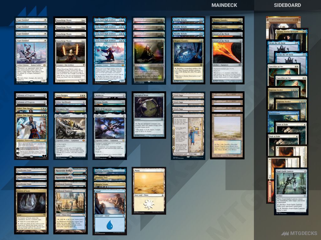 Modern Thopter Control deck by shrek001 • MTG DECKS