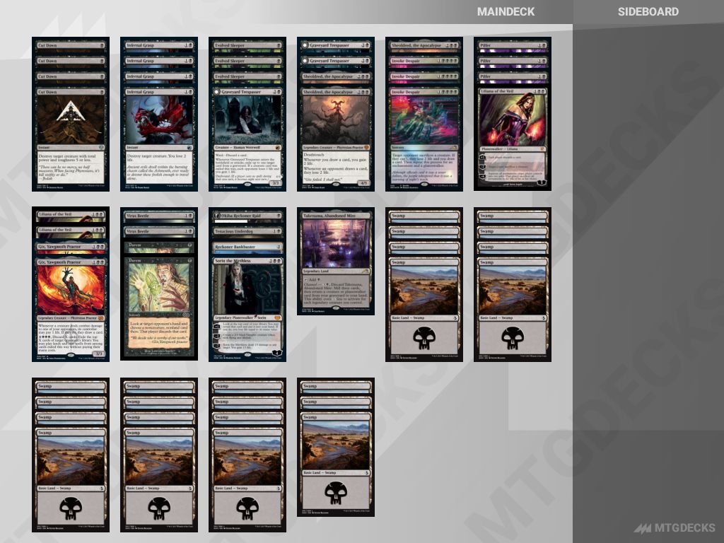 Arena Standard Monoblack hybrid deck by kaidenpfc • MTG DECKS
