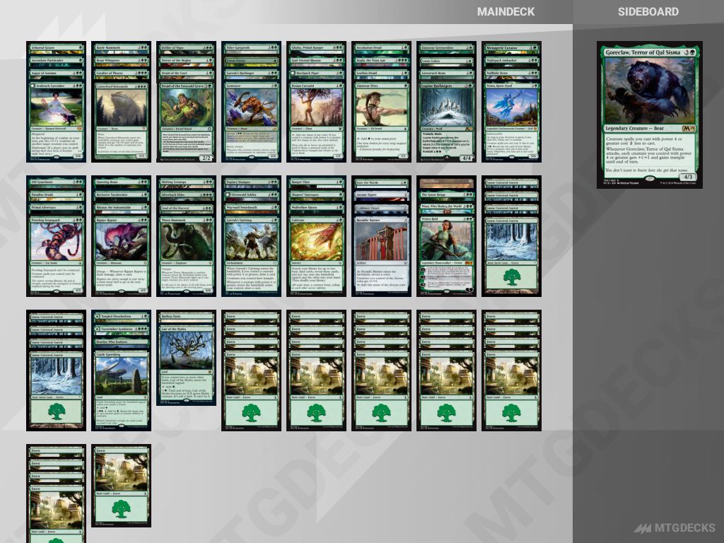 Arena Historic-Brawl 'Claws for Alarm deck by Amazonian • MTG DECKS