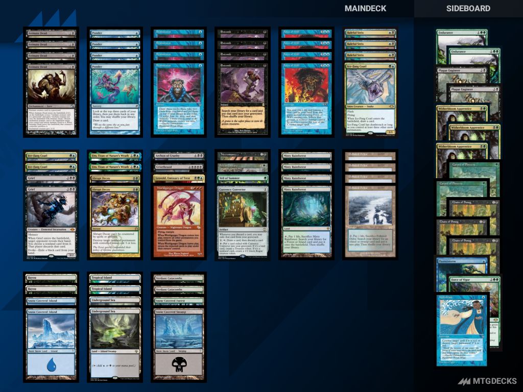 Legacy Hybrid Combo deck by Yoshimatsu Shuuto • MTG DECKS