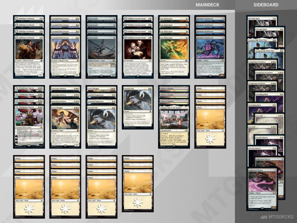 Standard Mono White Midrange deck by Edel • MTG DECKS