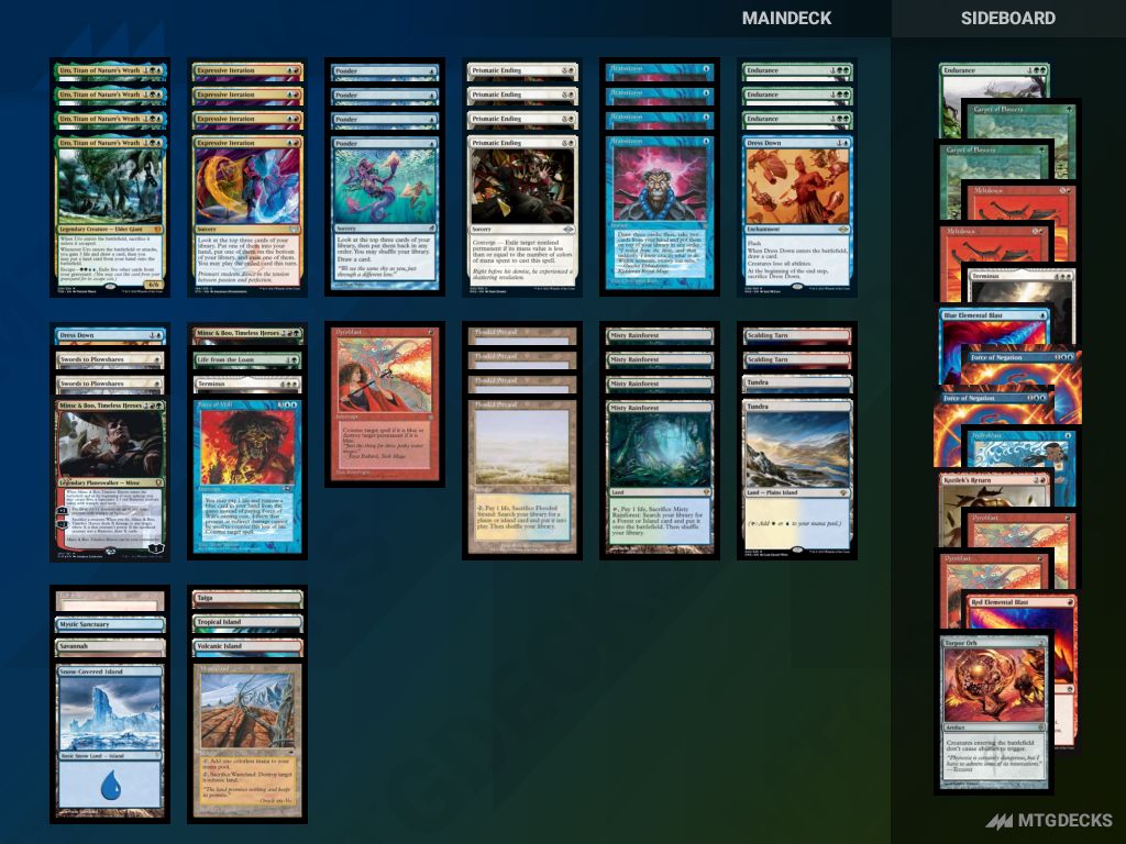 Legacy 4 Color Control deck by onebigpin_ • MTG DECKS