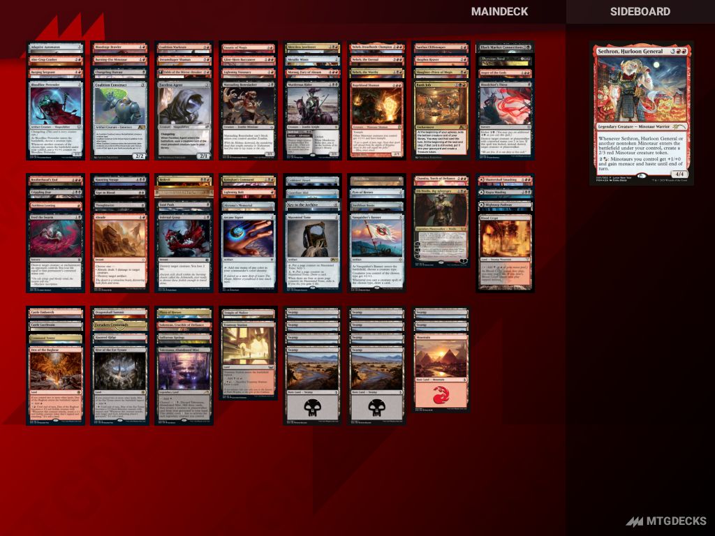 Historic-Brawl Minotaurs! deck by BrazorobotMTG • MTG DECKS
