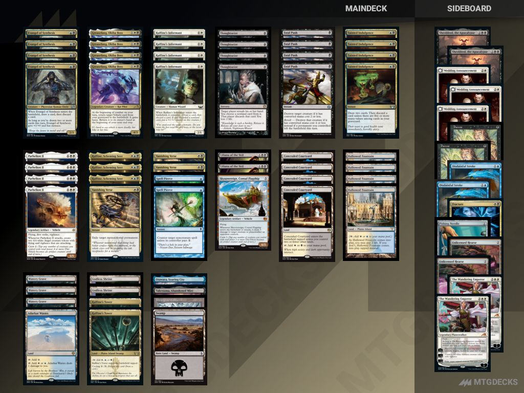 Pioneer Esper Greasefang deck by KarnageKardsENT • MTG DECKS