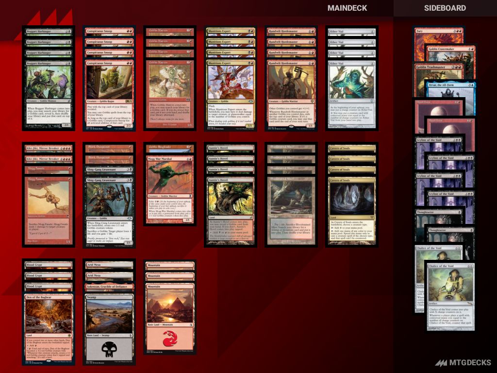 Modern Goblins deck by BluAutomatic • MTG DECKS
