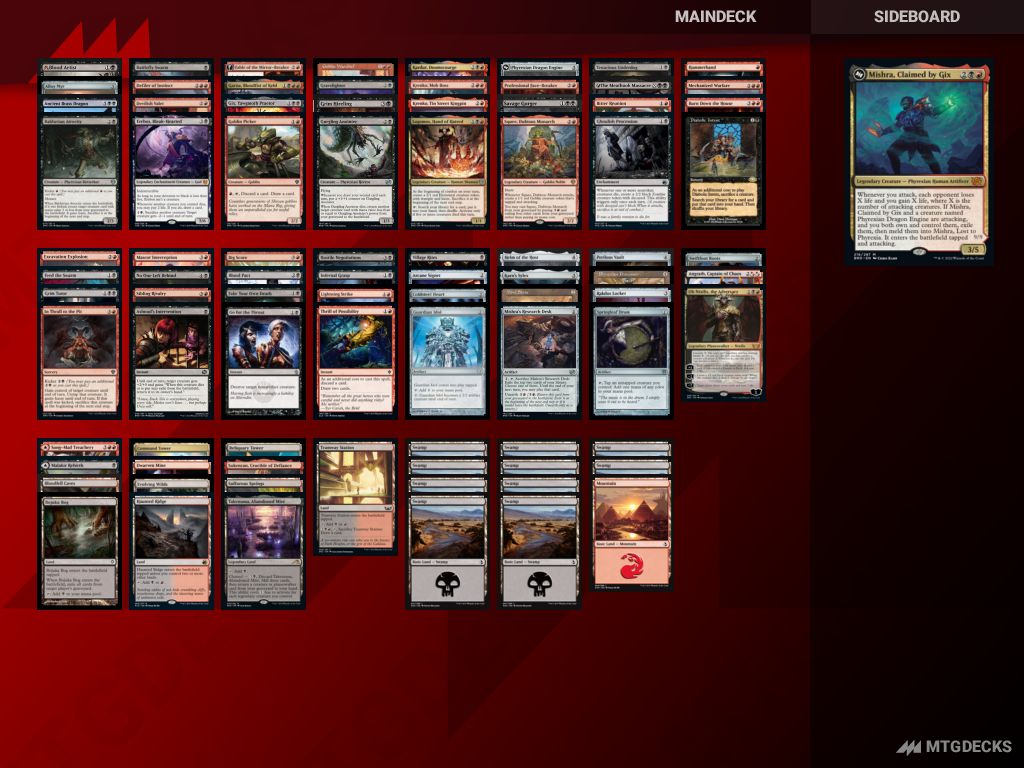 Historic-Brawl Mishra's Madhouse Mosh (Arena) deck by SleepyStars • MTG ...
