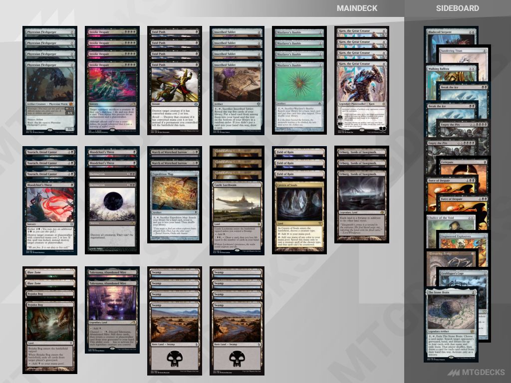 Modern Mono Black deck by Hukui Keisuke • MTG DECKS