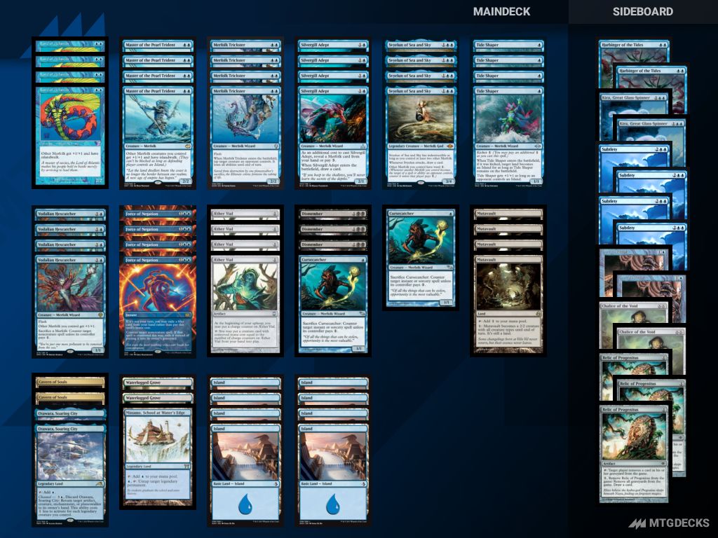 Modern Merfolk deck by Lorenz Wolf • MTG DECKS