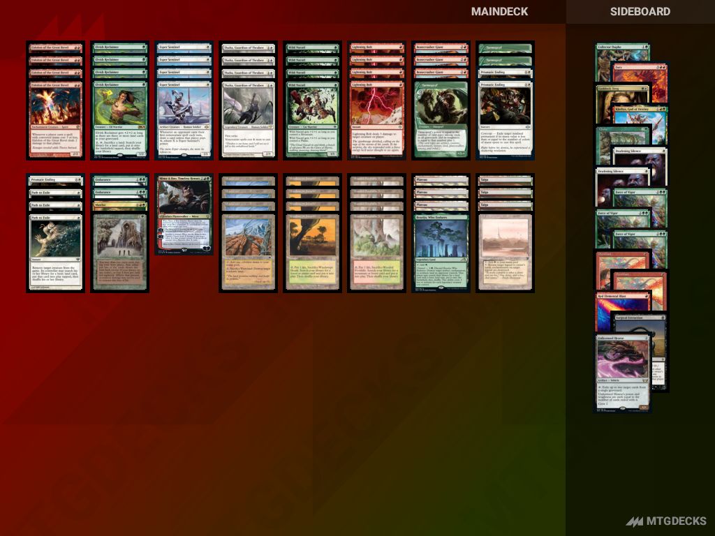 Legacy Naya Zoo deck by Caio Zanini • MTG DECKS