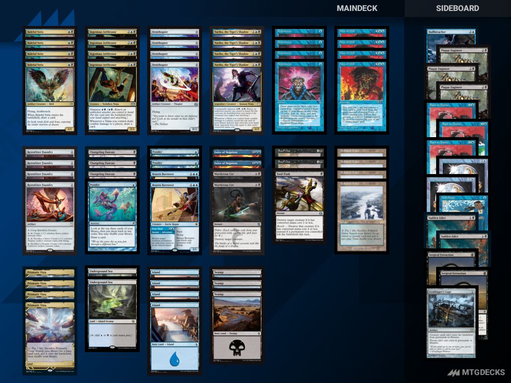 Legacy Ninja deck by Kurokawa Kazuaki • MTG DECKS