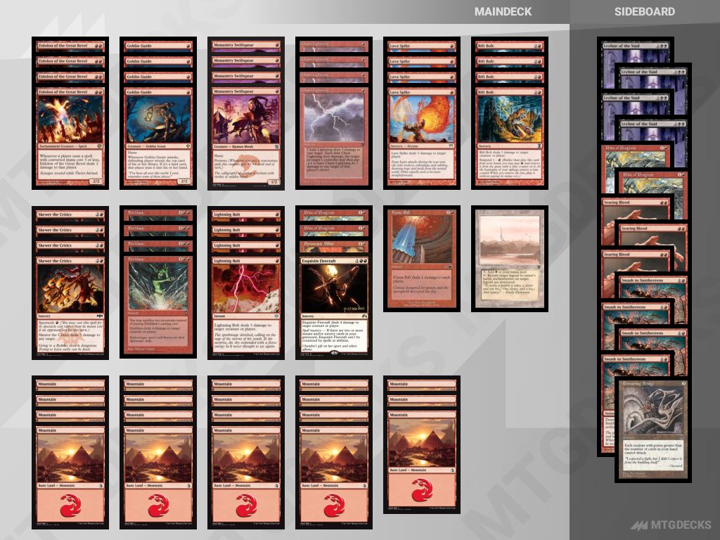 Legacy Burn deck by Niels Meeschaert • MTG DECKS