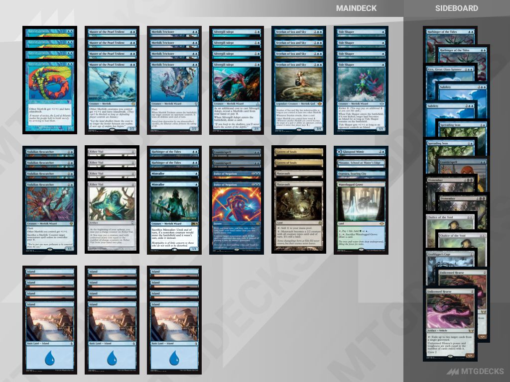 Modern Merfolk deck by アベ コウダイ • MTG DECKS