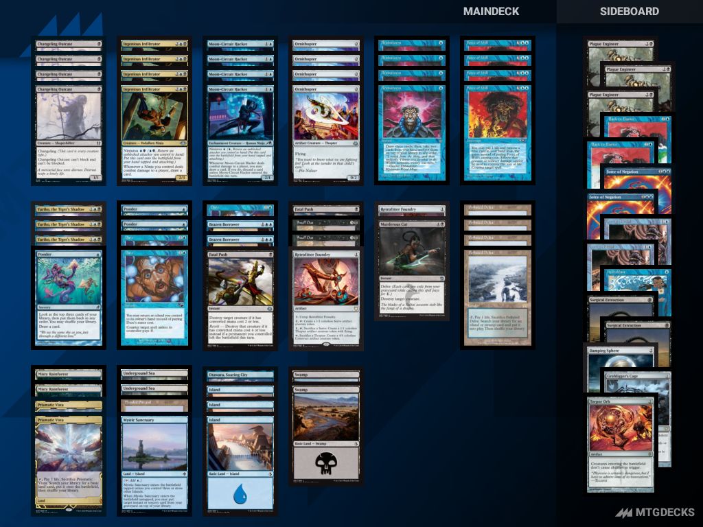 Legacy Ninja deck by Sugimoto Takaaki • MTG DECKS