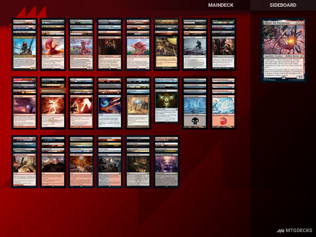Historic-Brawl Obosh Midrange deck by icameron • MTG DECKS