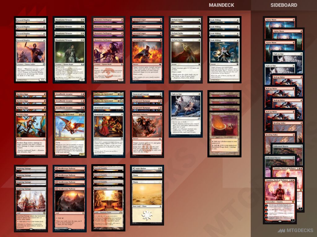 Explorer Agrro Blaco-Rojo deck by durnanoftheyawningportal • MTG DECKS