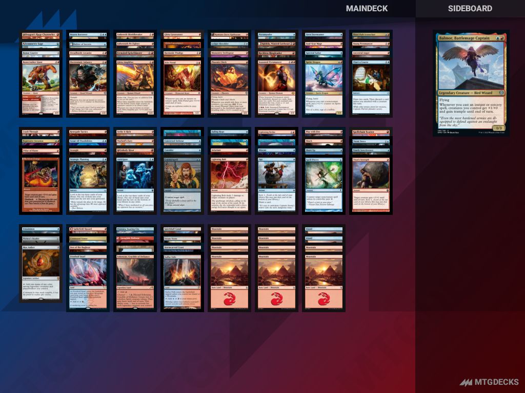 Historic-Brawl Balmor Brawl deck by grapplingfarang • MTG DECKS