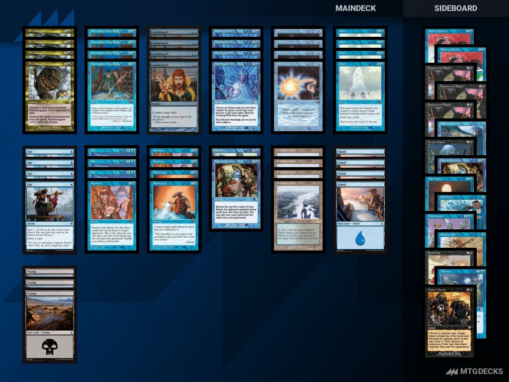 Premodern Psychatog deck by Jorge PileDriVver • MTG DECKS