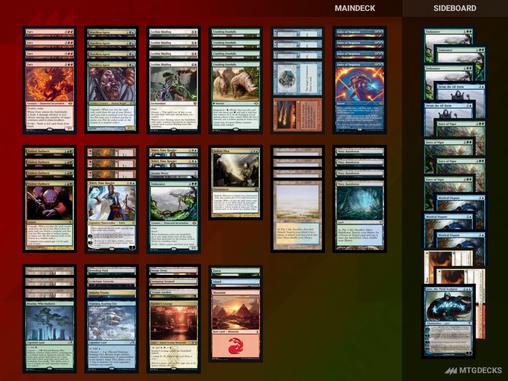 Modern Five-color Combo deck by Kyle Grunn • MTG DECKS