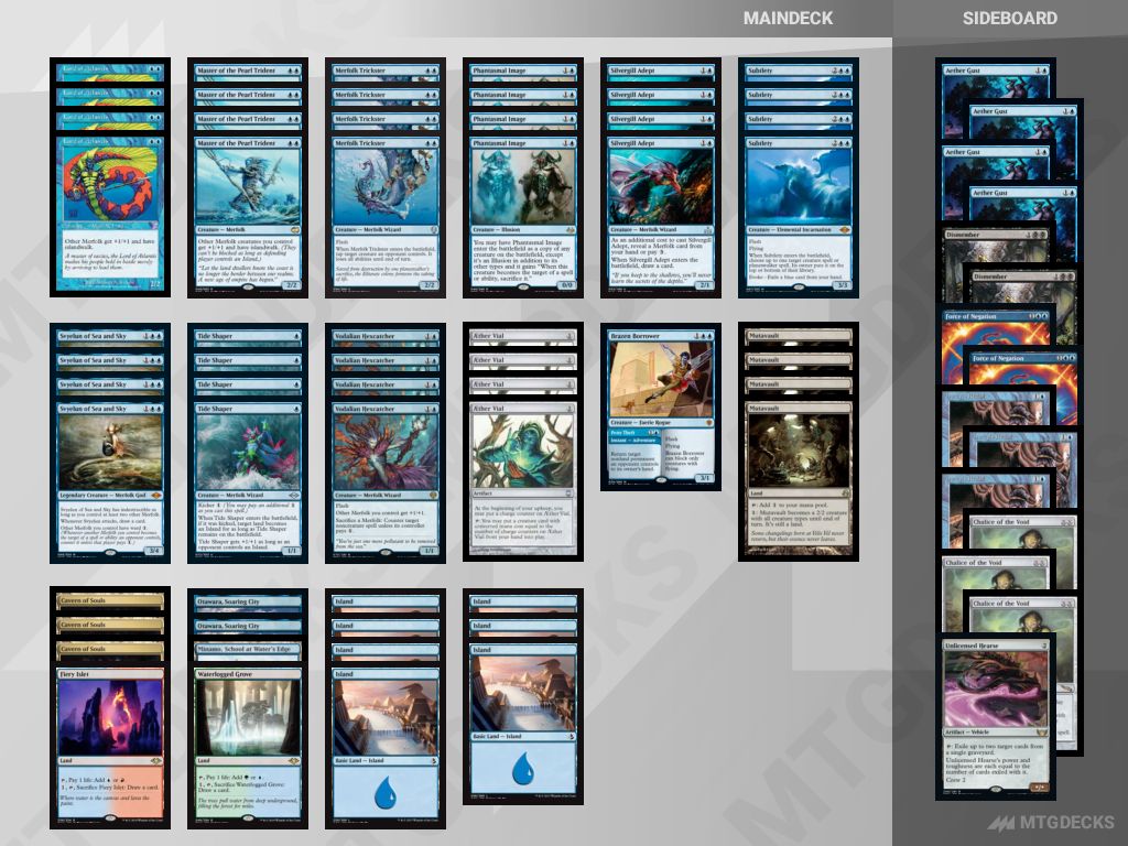 Modern Merfolk deck by Aoki Takuya • MTG DECKS