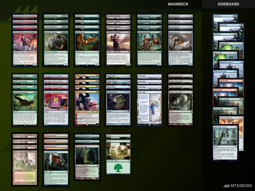 Modern Gruul Tokens deck by Dylan Shannon • MTG DECKS