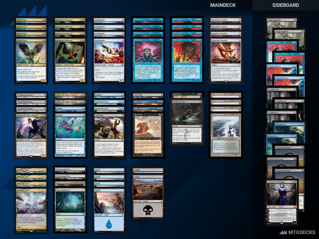 Legacy Ninja deck by Nagai Rinto • MTG DECKS