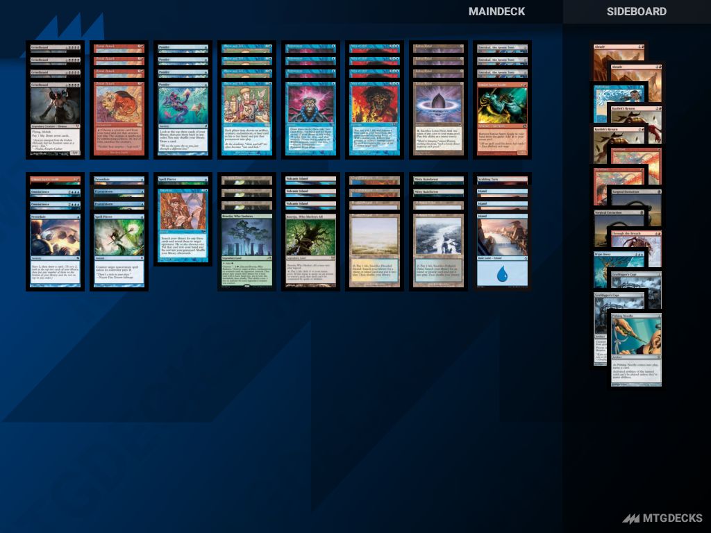 Legacy Izzet Show and Tell deck by Alex Primo BRUSTOLIN • MTG DECKS