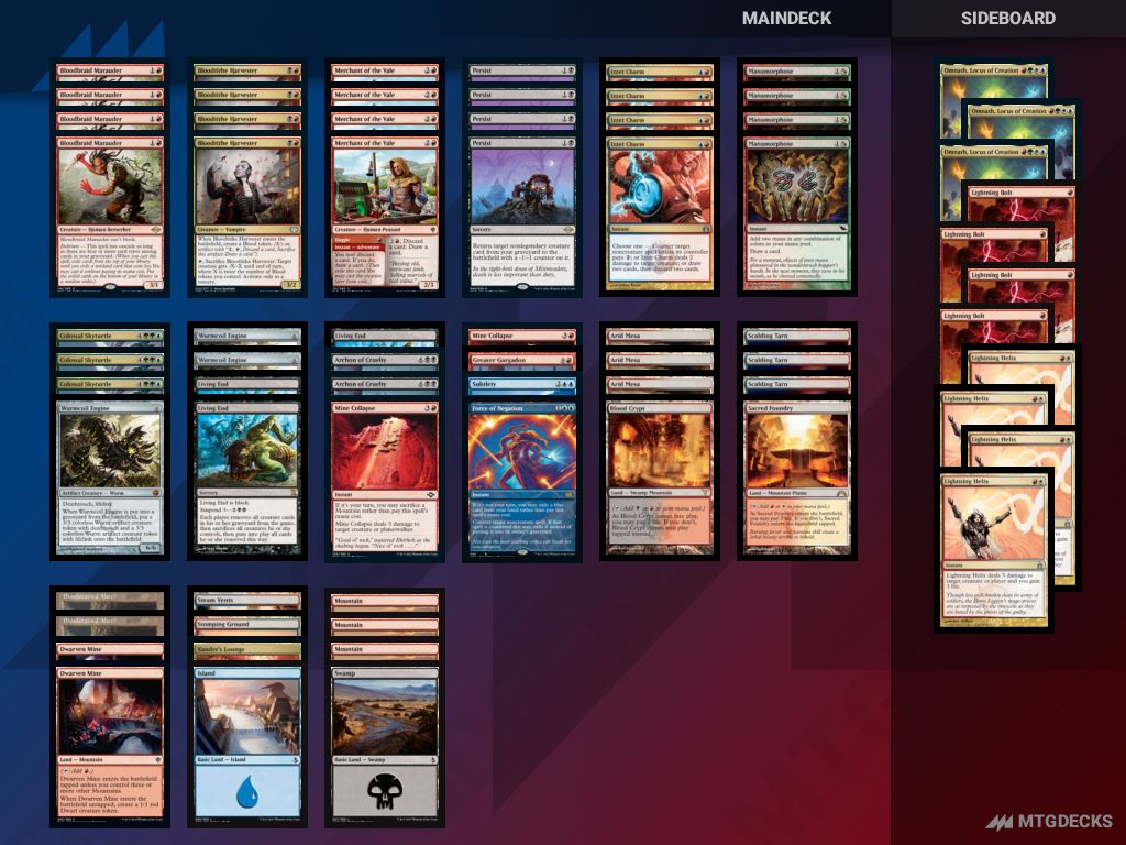 Modern Reanimate deck by Manaka Hiromu • MTG DECKS