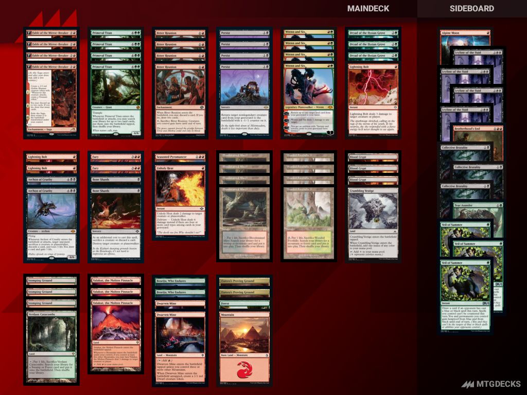 Modern Reanimate deck by Seshita Yasuo • MTG DECKS