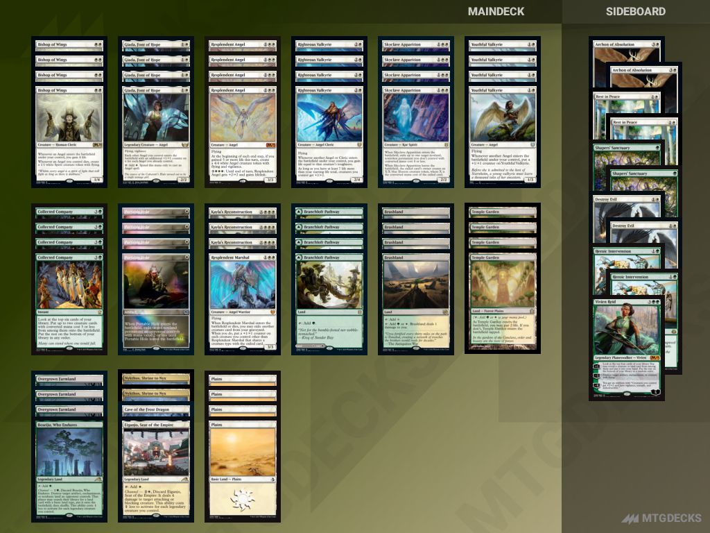 Arena Explorer Selesnya Angels deck by Simón Arboleda Escobar • MTG DECKS