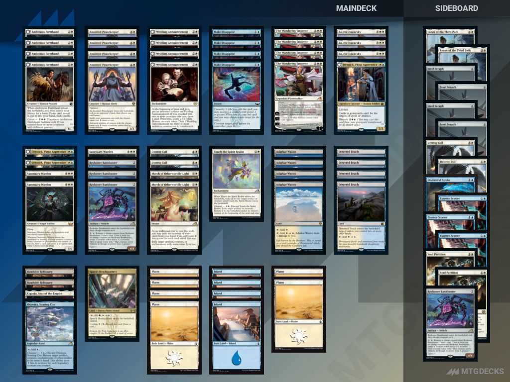 Standard Azorius Midrange deck by Fujiwara Mizuki • MTG DECKS