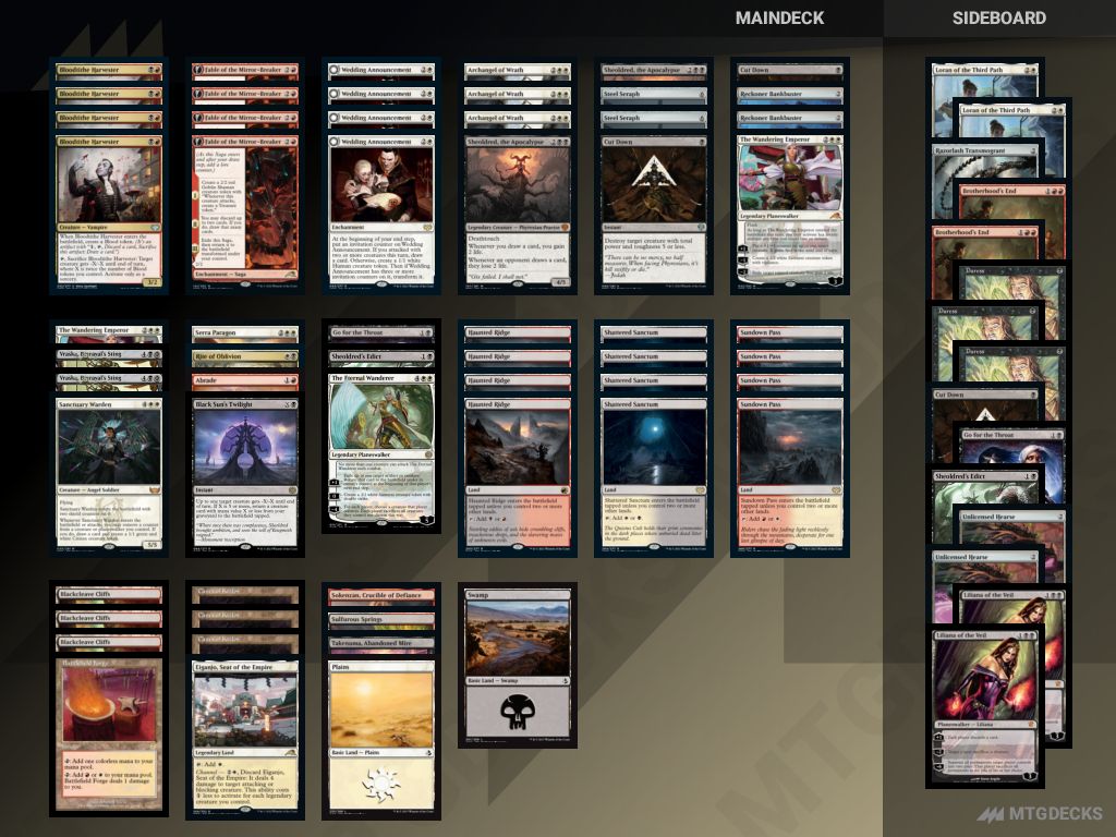 Standard 黒赤白ミッド deck by Hung Kai Yang • MTG DECKS