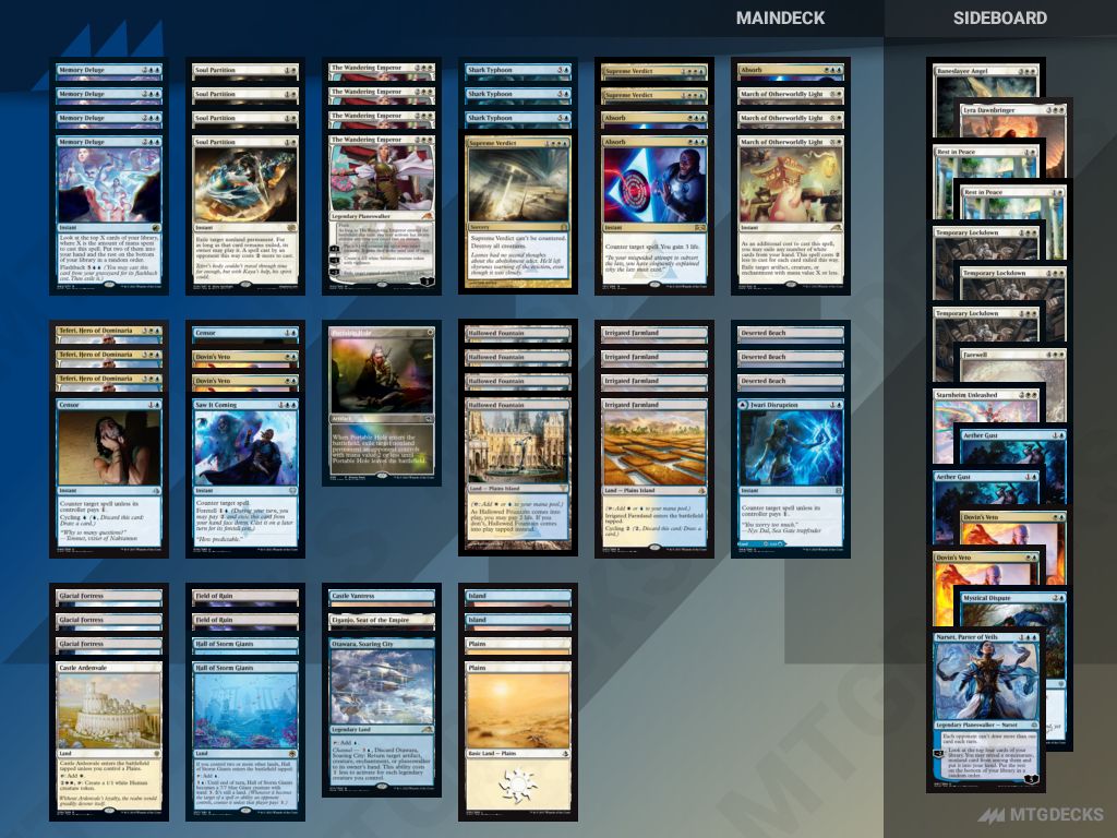 Arena Explorer [Ex] UW Soul Control deck by Jaus • MTG DECKS