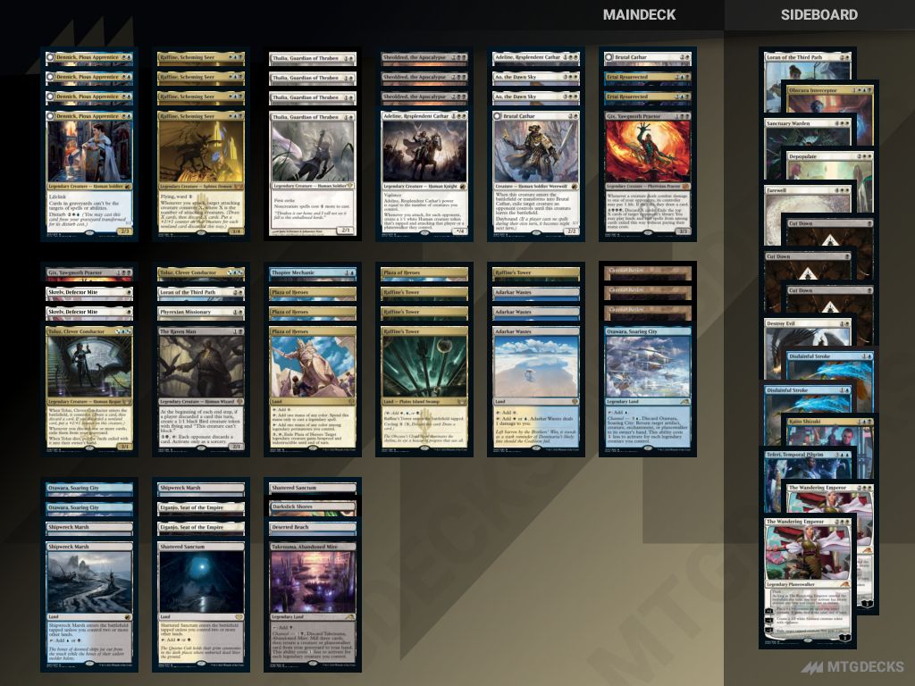 Standard Esper Legends deck by Ishikawa Takahiro • MTG DECKS