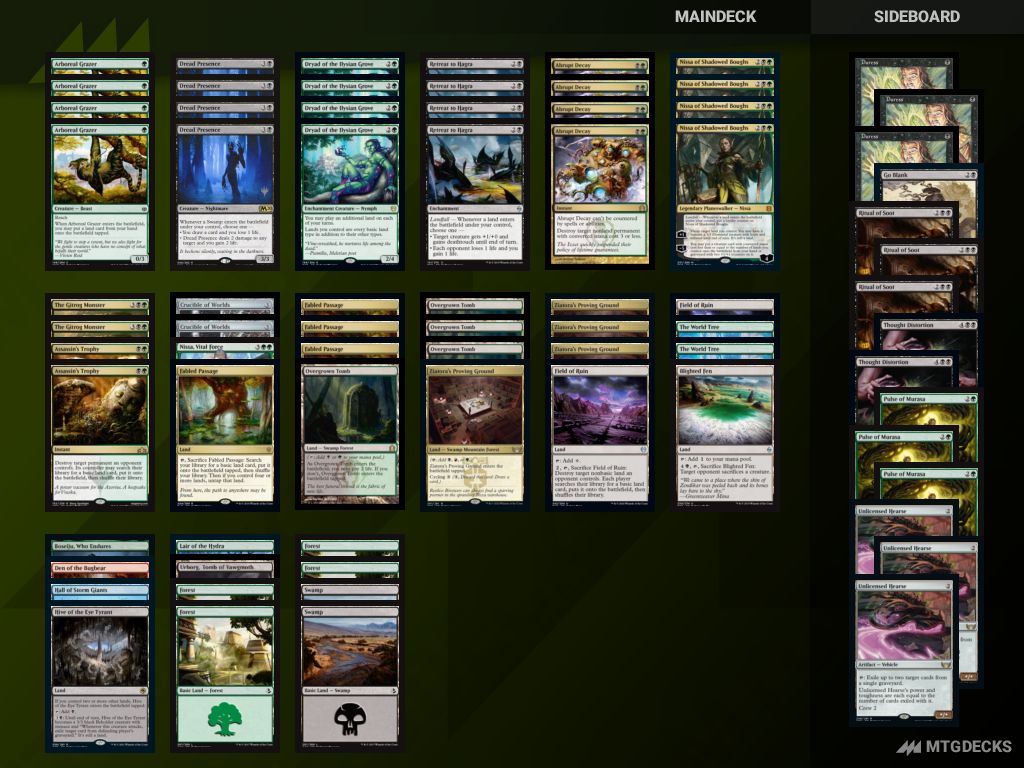 Pioneer BG - Lands deck by Tolarian_Academy • MTG DECKS
