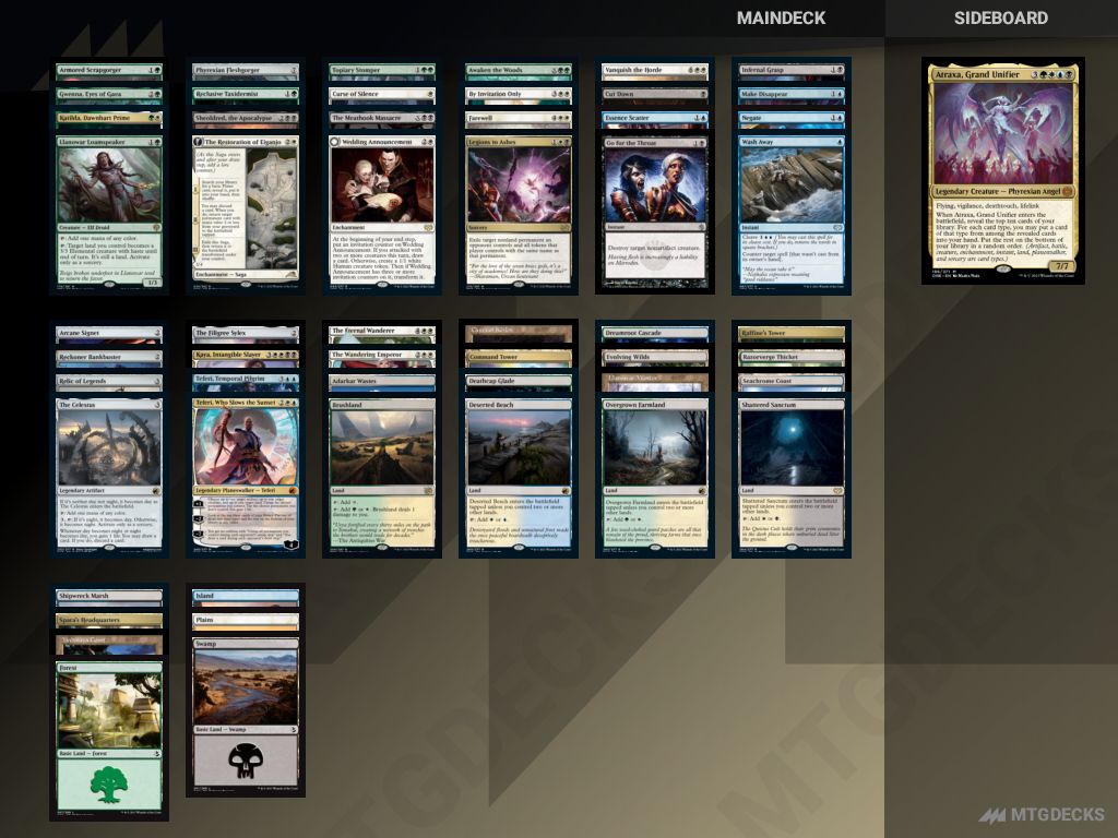 Brawl Atraxa, Grand Unifier deck by MTGA-Assistant-Meta • MTG DECKS