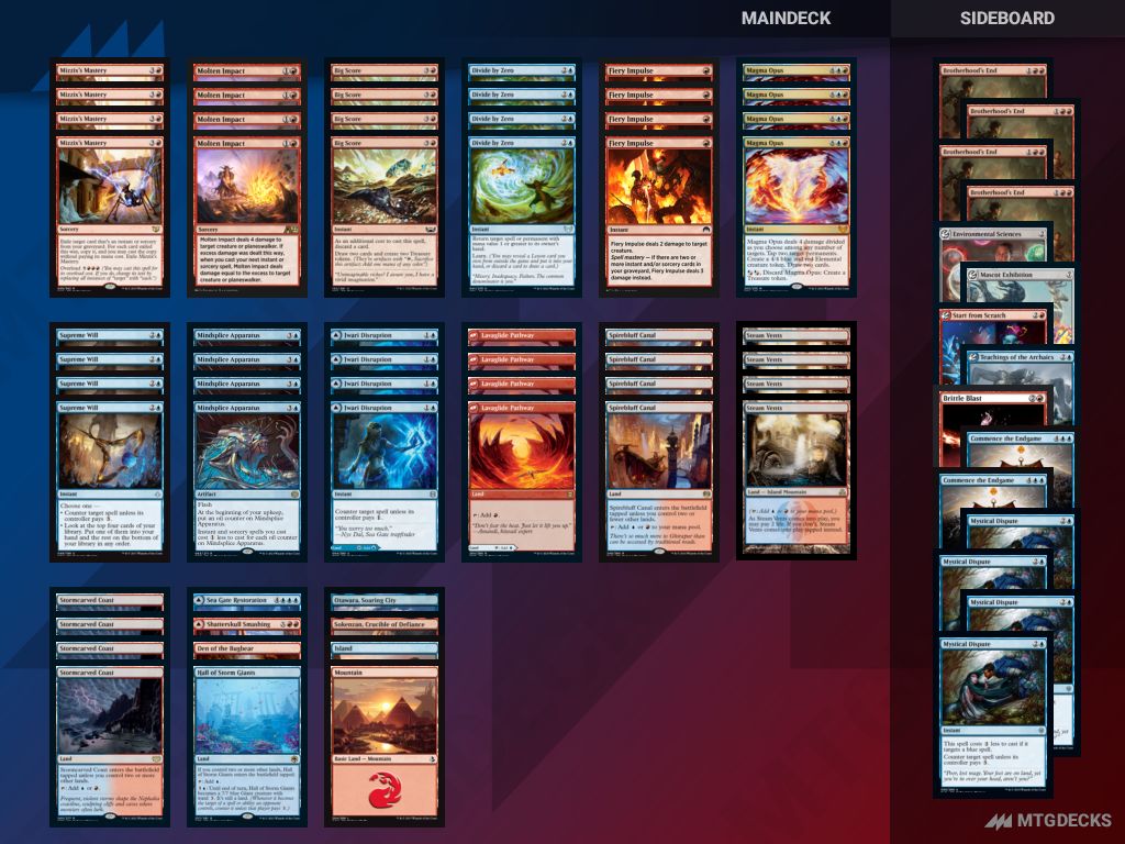 Arena Historic Mindsplice Mastery deck by Altheriax • MTG DECKS