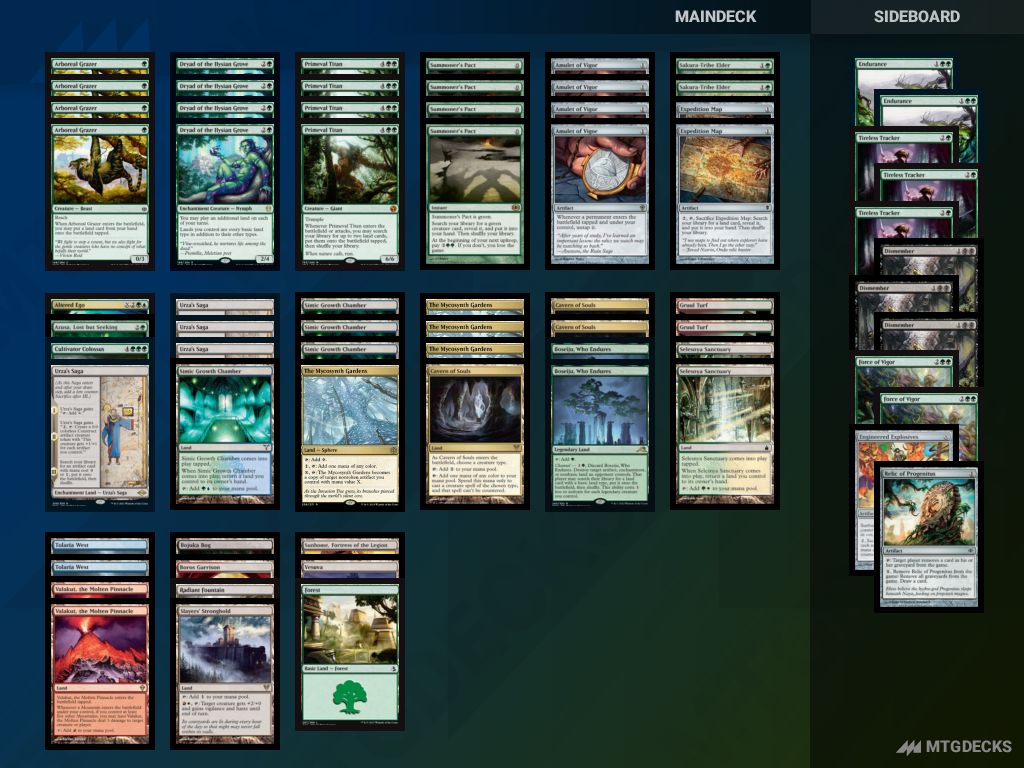 Modern Amulet Titan deck by sheri0325 • MTG DECKS