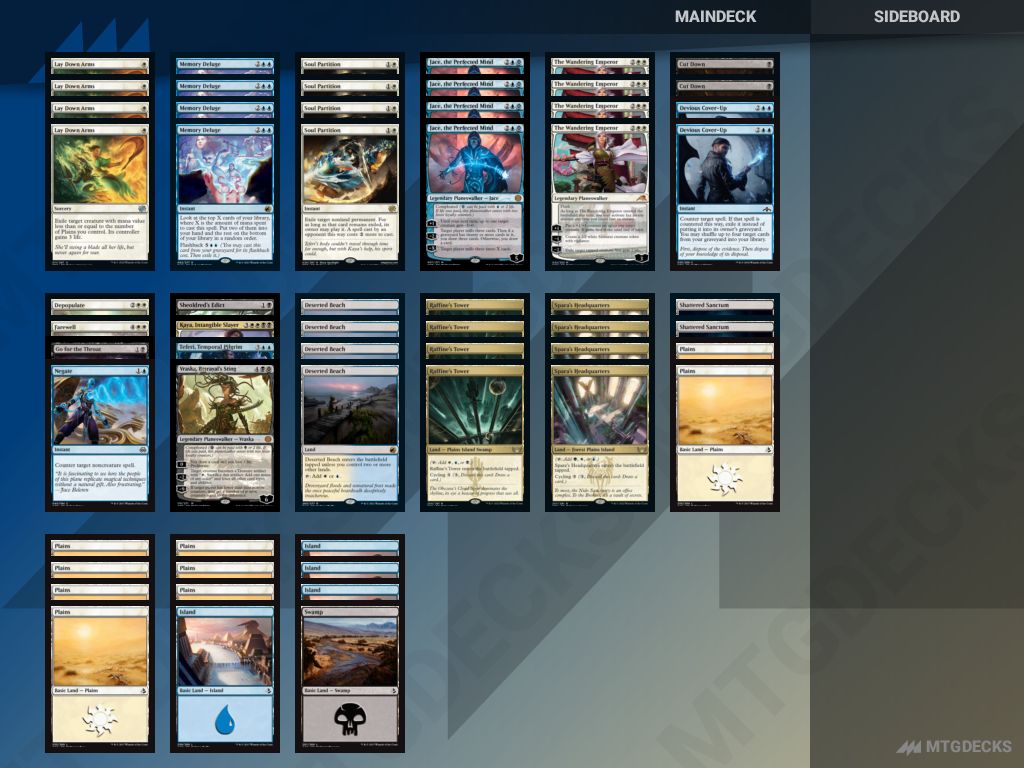 Arena Standard Esper Superfriends deck by LordKaiju_2 • MTG DECKS