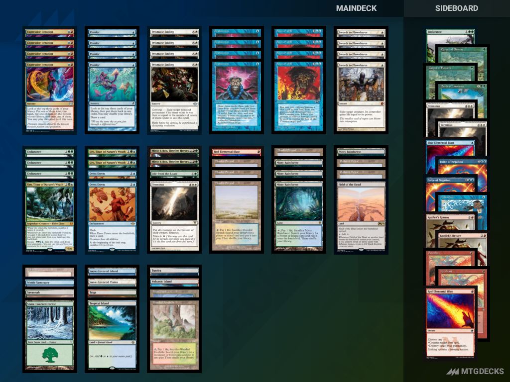 Legacy Multi Color Control deck by Tanaka Keiichi • MTG DECKS