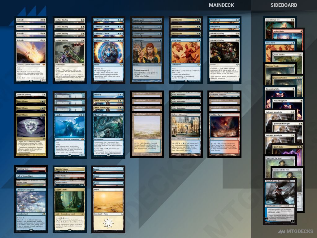 Modern Four-color Control deck by Erik Kaplar • MTG DECKS