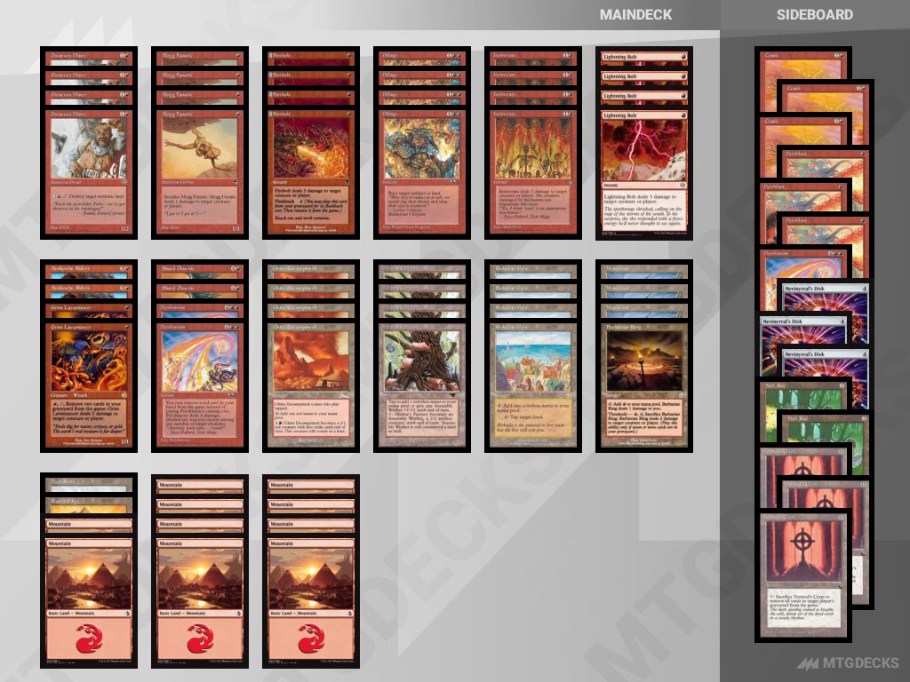 Premodern Ponza deck by Álvaro Galindo • MTG DECKS