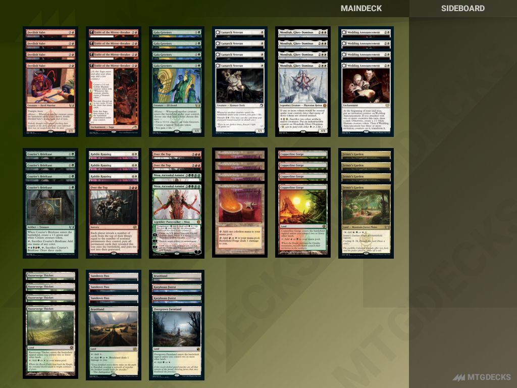 Standard TEST - Over the Mondrak deck by magicshibby • MTG DECKS