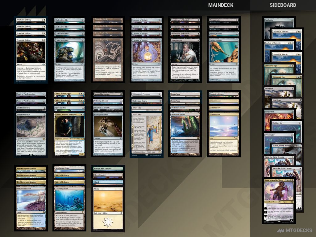 Modern Lantern Control deck by Bruno Jacob Fonseca Bombonati • MTG DECKS