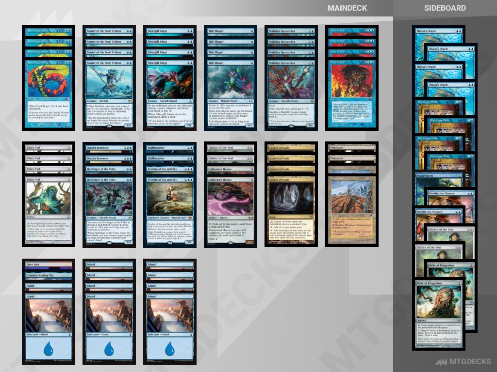 Legacy Merfolk deck by Araki Isao • MTG DECKS