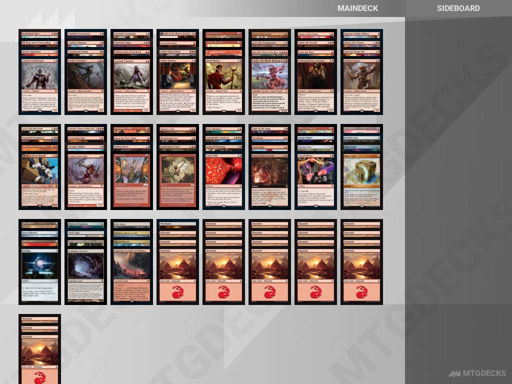 Commander Purphoros, God of the Forge deck by Matsumoto Hiroki • MTG DECKS