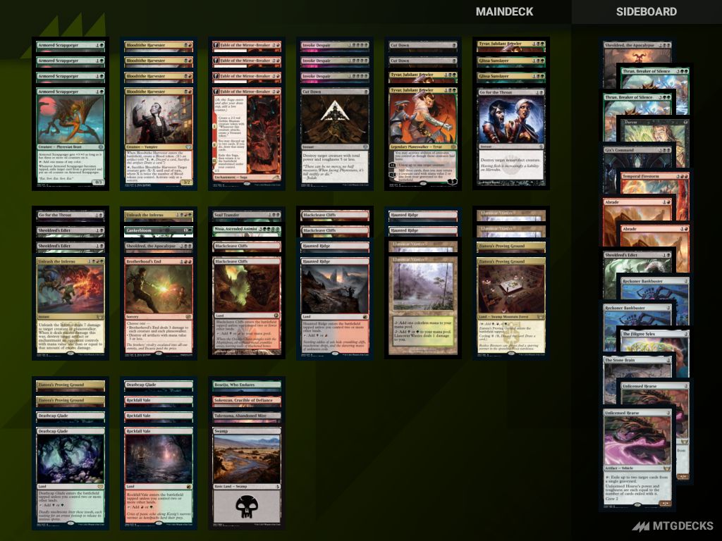 Standard BRG Aggro deck by naono suichi • MTG DECKS