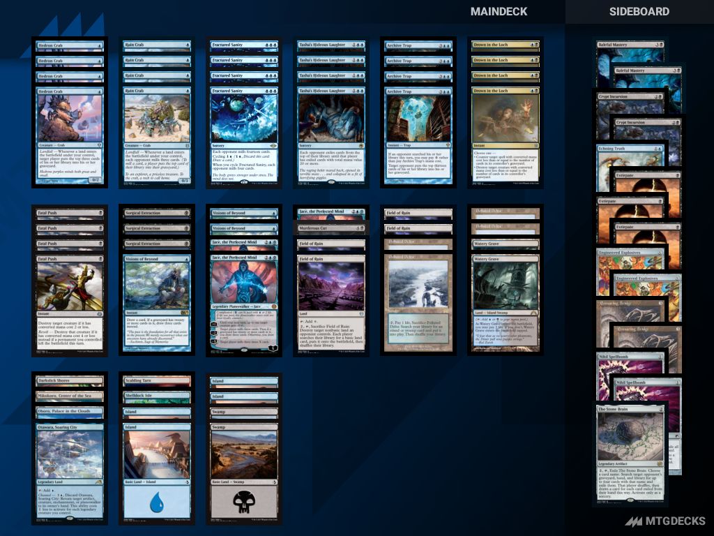 Modern Dimir Mill deck by Shintaro Uechi • MTG DECKS